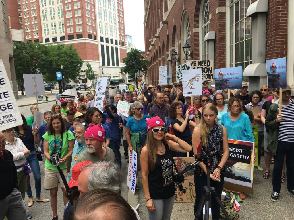100+ rally for climate action at National Governors Association meeting